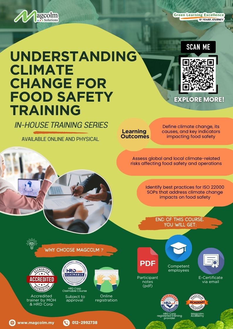 Understanding Climate Change for Food Safety Training In-House (Customized) - Magcolm Solutions ...